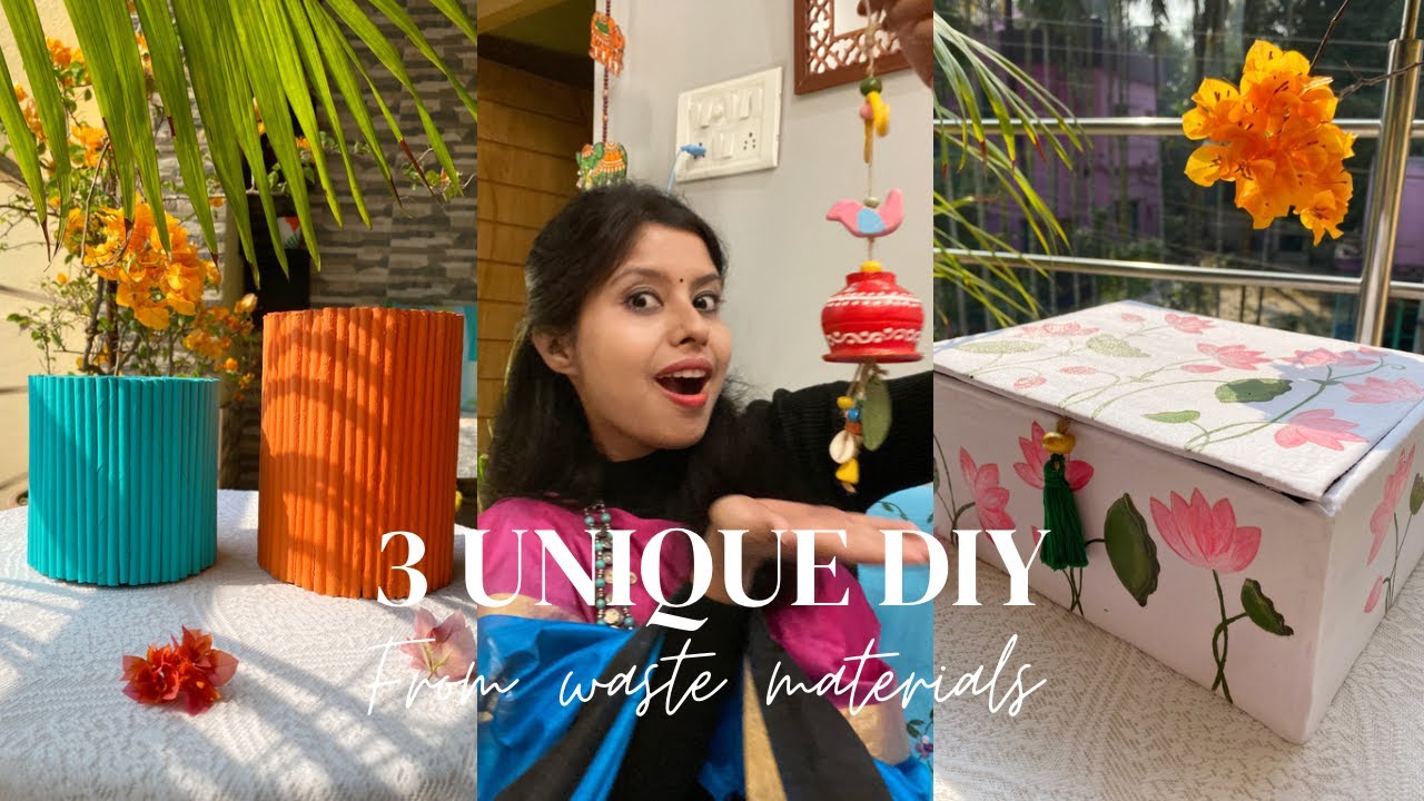 3 Unique DIYs From Waste Materials Zero Cost DIY Home Decor Ideas 3-unique-diys-from-waste-materials-zero-cost-diy-home-decor-ideas