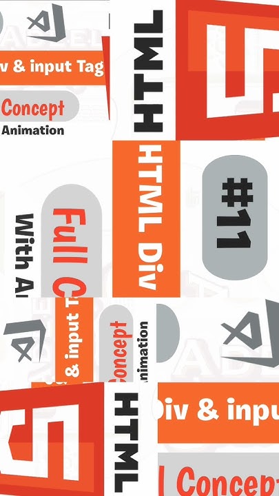 Html Div & input Tag Urdu/Hindi | Html full course for beginner #htmltags #programming #html # ...