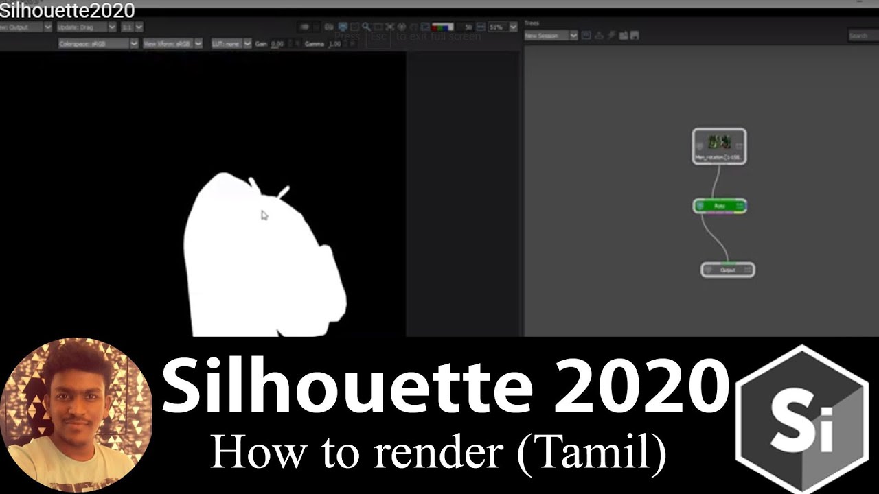 Render in Silhouette2020 - YouTube