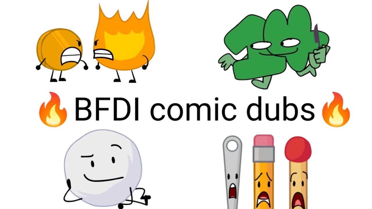 BFDI comic dubs (Part 2) - YouTube