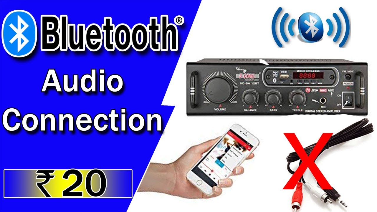 Bluetooth Module connection to any amplifier Circuit - YouTube
