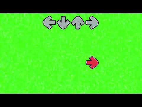 Friday Night Funkin arrows green screen
