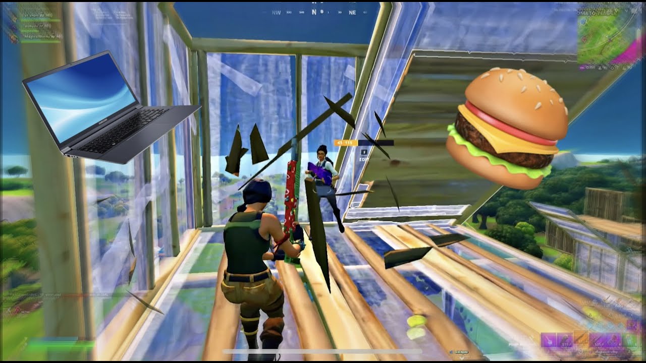 500lbs 🍔 (Fortnite Laptop montage) - YouTube