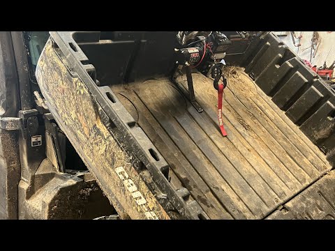 SB Bed winch Polaris Ranger/Can-Am Defender - YouTube