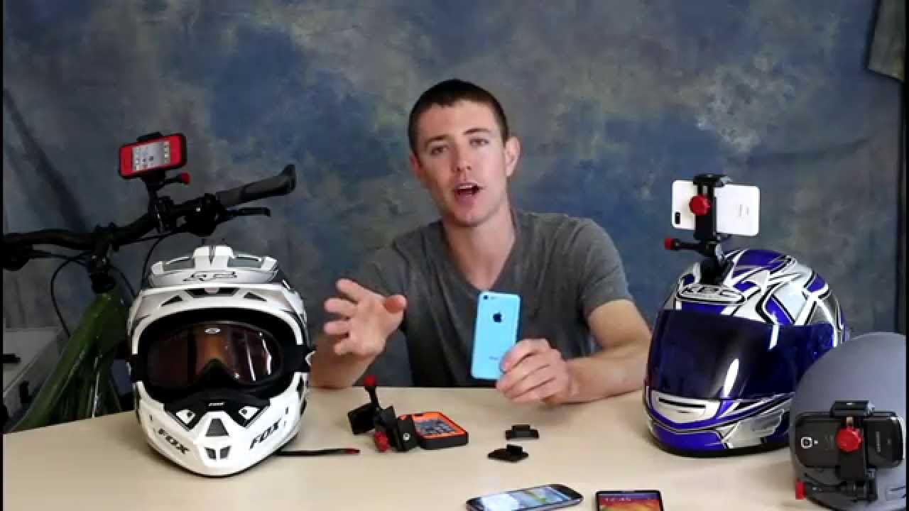 iPhone Helmet - YouTube