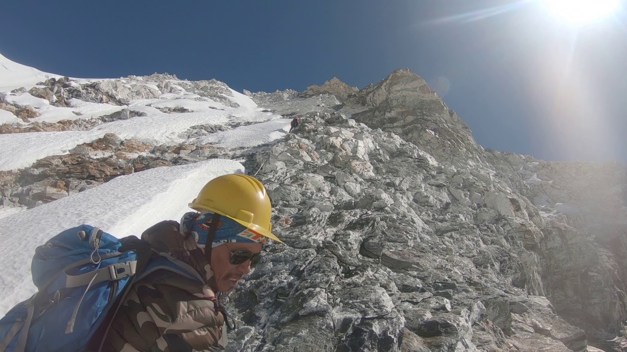 Ridge to summit of Mt. Frey - YouTube