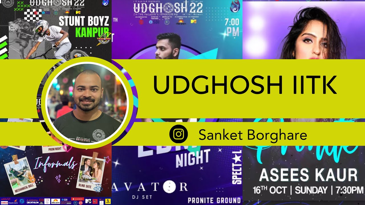 Udghosh -The Sports Fest Part 1 | IIT Kanpur | Sanket IITK | - YouTube