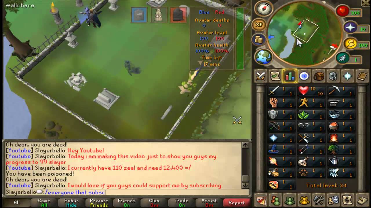 Level 3 99 Slayer ll Progress Video 1 - YouTube