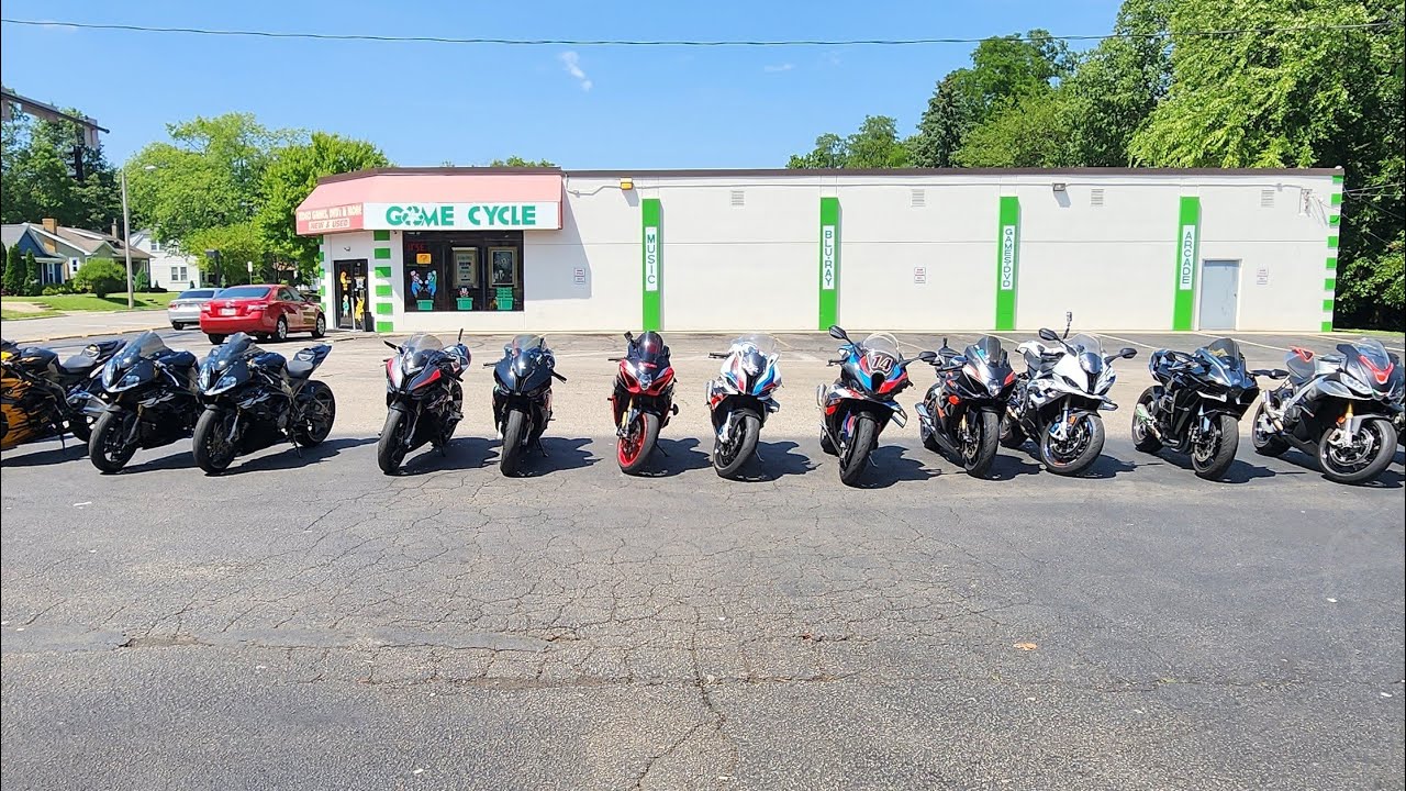 Roll racing on new gearing 1st gear pulls. BMW S1000RR vs S1000RR ...