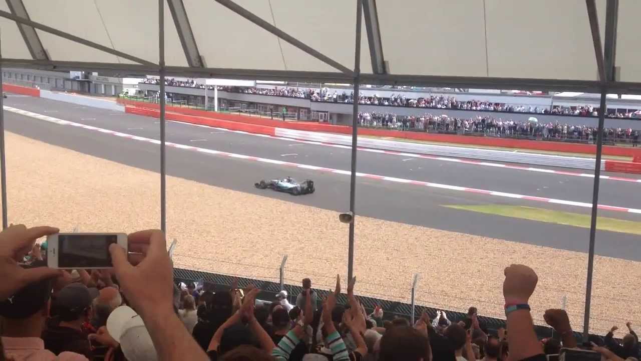 British Grand Prix 2015, Silverstone, Lewis Hamilton Celebrates Victory ...
