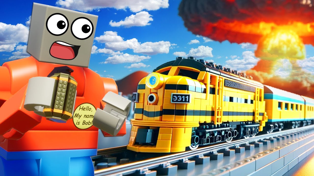 We CRASHED LEGO TRAINS into NUKES in Brick Rigs Multiplayer! - YouTube
