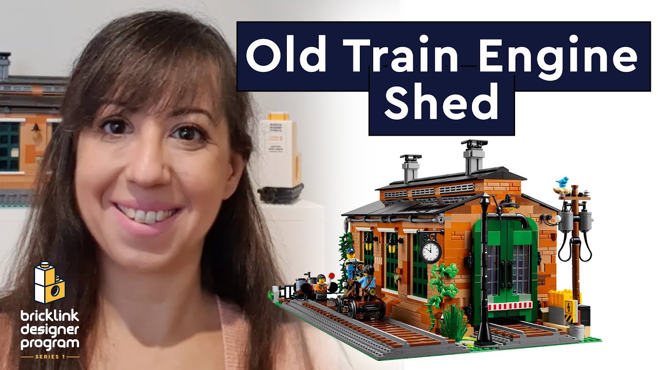 BrickLink Designer Program Series 1: Old Train Engine Shed by Mind the Brick - YouTube