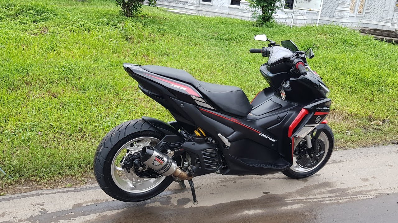 Modifikasi Minimalis New Aerox Connected 155 By #Ganbatte - YouTube