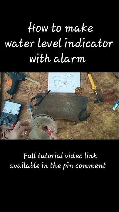 How to make water level indicator with alarm #shorts - YouTube