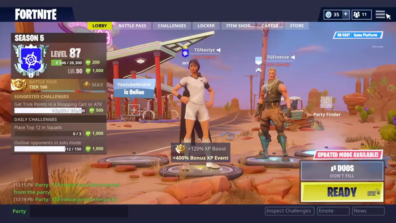 TG Clan on top Fortnite Most wins in a row - YouTube