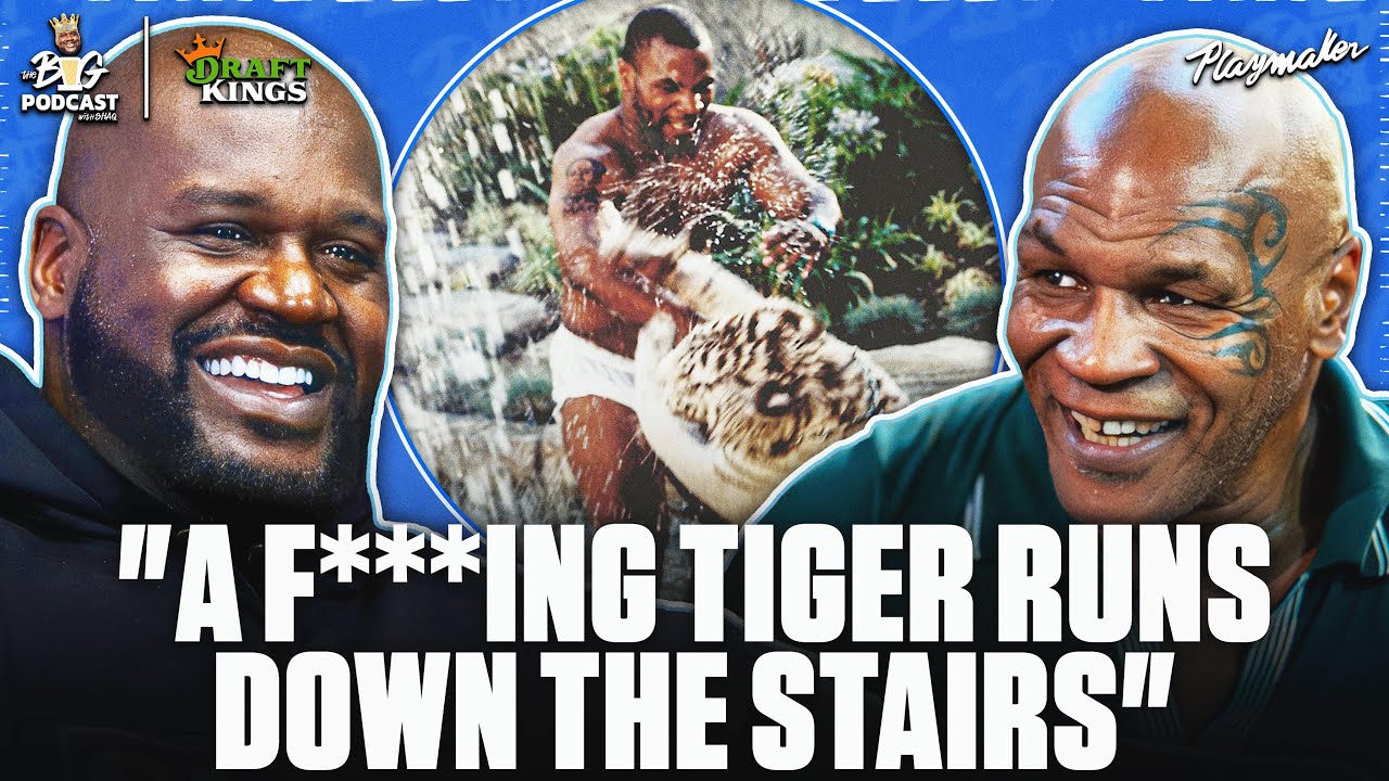 Shaq Reveals INSANE Story With Mike Tyson's Tiger... - YouTube