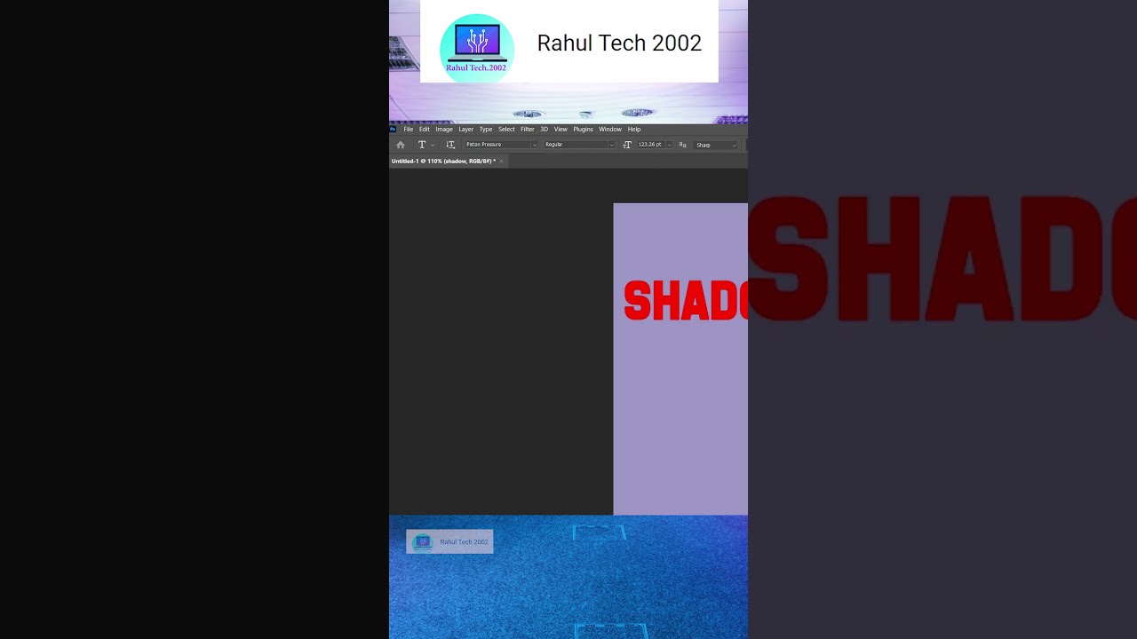 How To Create Shadow Text Effect graphicdesign photoshop YouTube How To Create Shadow Text Effect graphicdesign photoshop YouTube