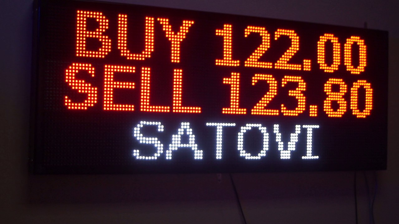 Led svetleće reklame - led display - YouTube