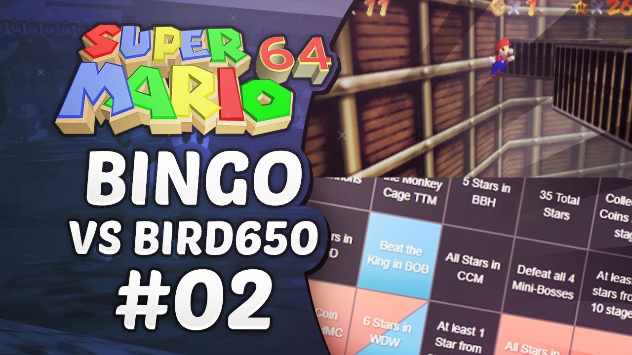 Super Mario 64 Bingo vs Bird650 #2 - YouTube