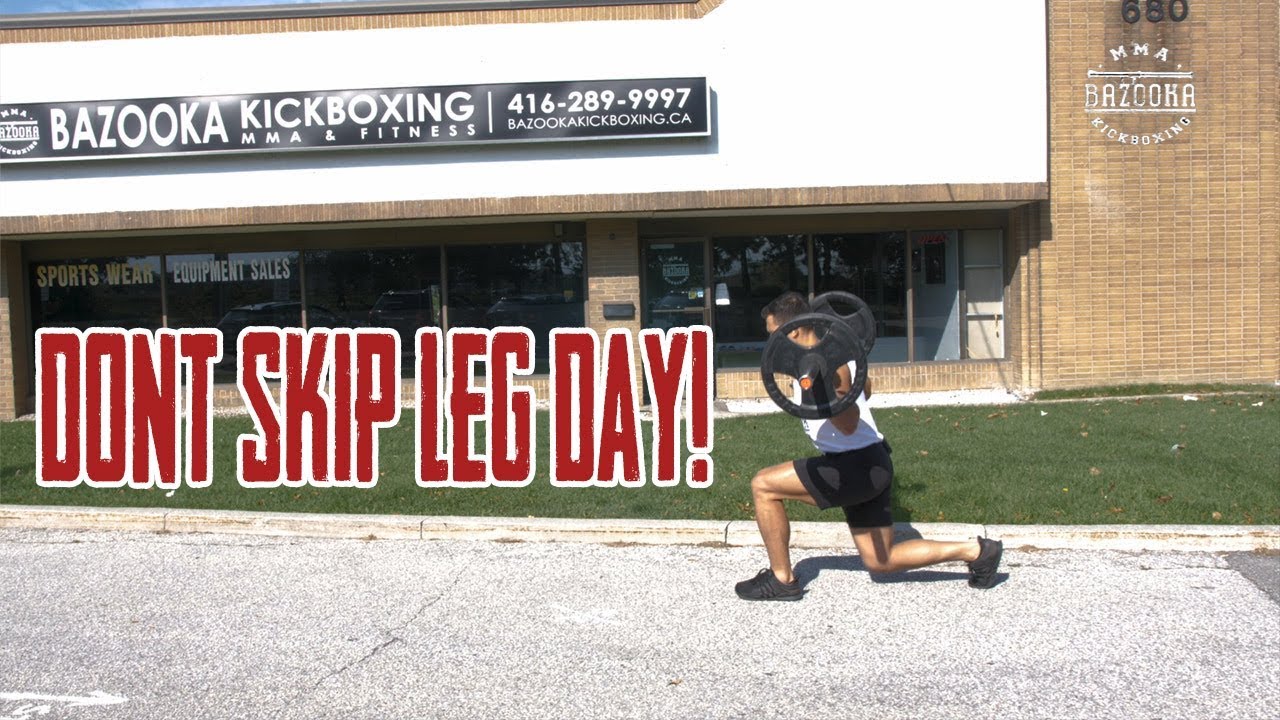 Dont Skip Leg Day! Lower Body Exercises for Combat Sports - YouTube