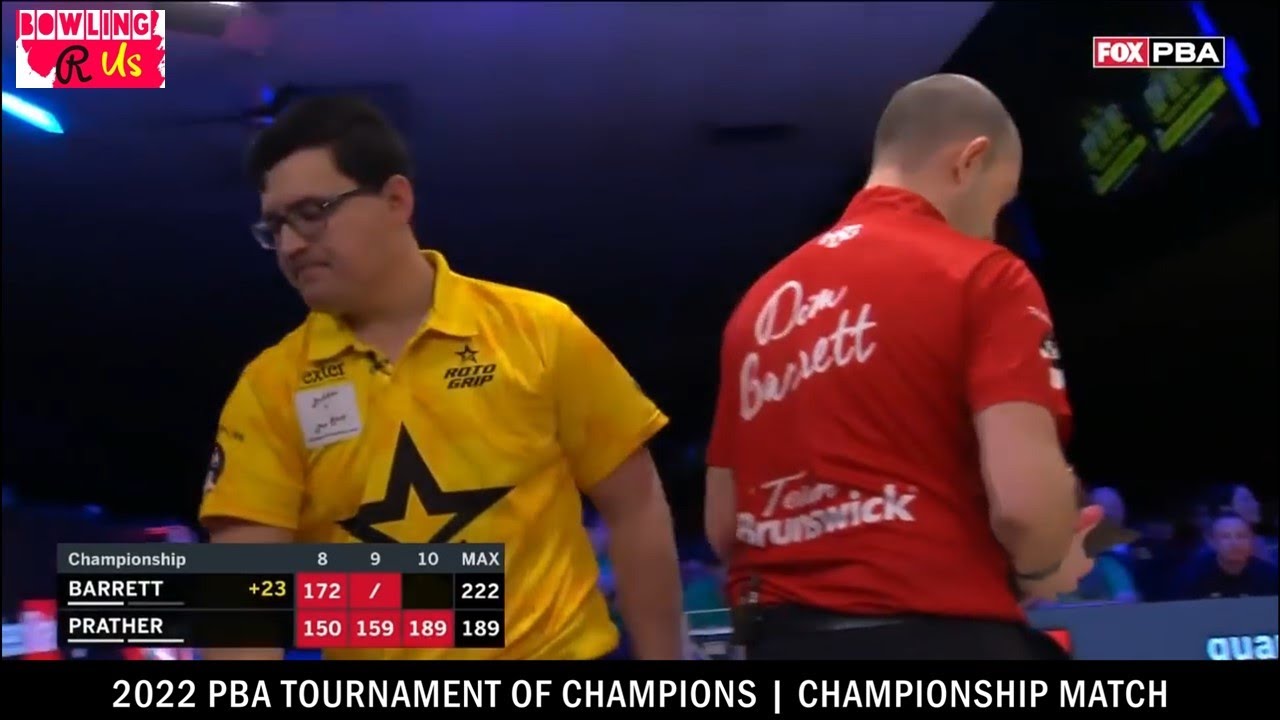 2022 PBA Tournament of Champions | Championship Match Dominic Barrett ...