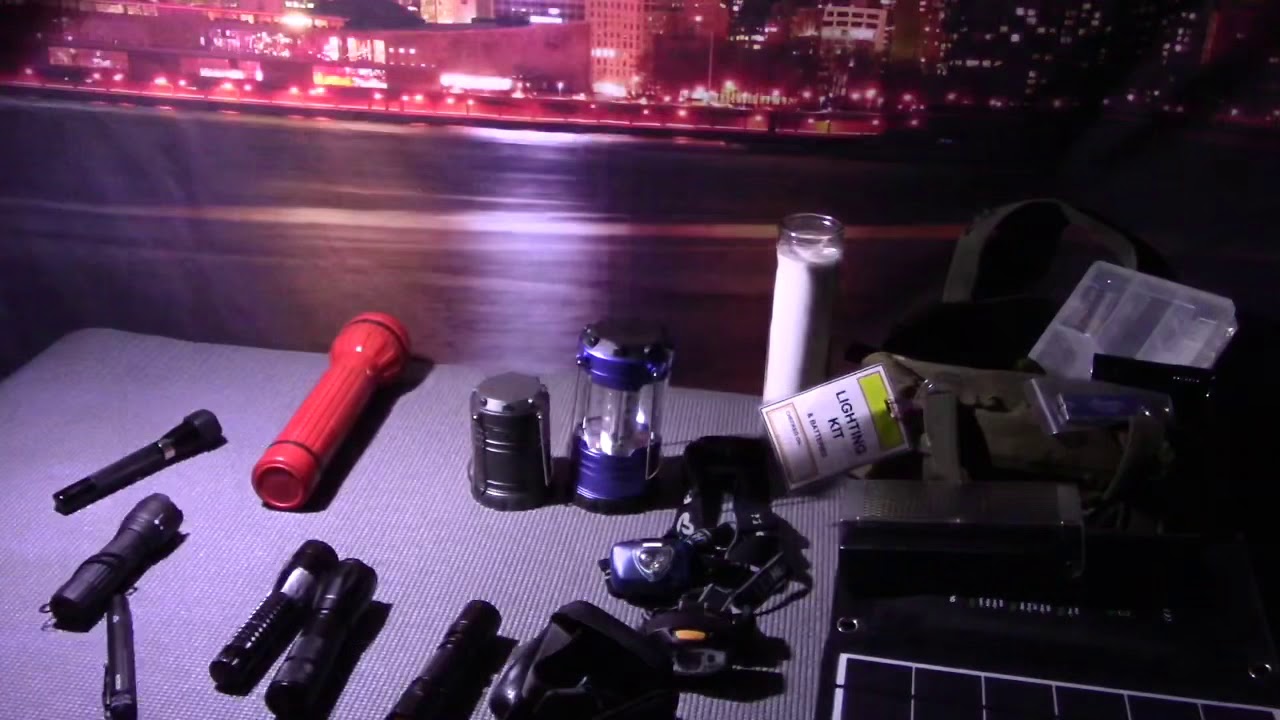 The Practical Urban Prepper, Flashlights and emergency lights. Epi. 2 ...