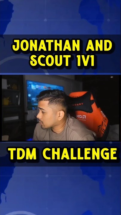 Jonathan & Scout 1v1 TDM Challenge #jonathan #scout #tdm #bgmi #shorts - YouTube