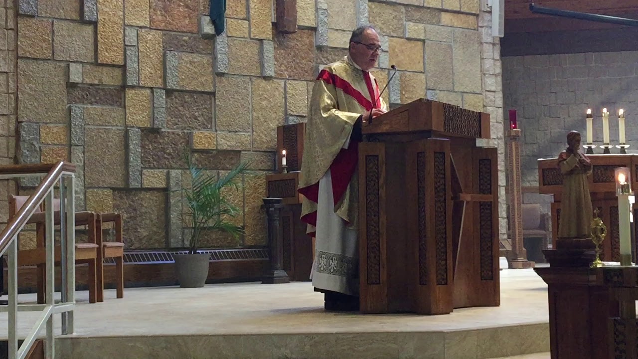 August 26 2018 Homily By Fr Jim Youtube