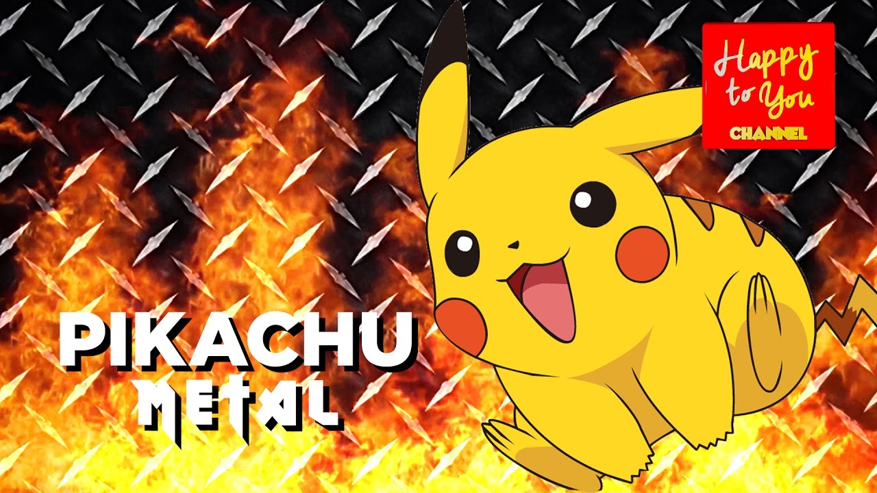 Pikachu Goes Metal Headbang Challenge - Pokemon Djent Metal - YouTube