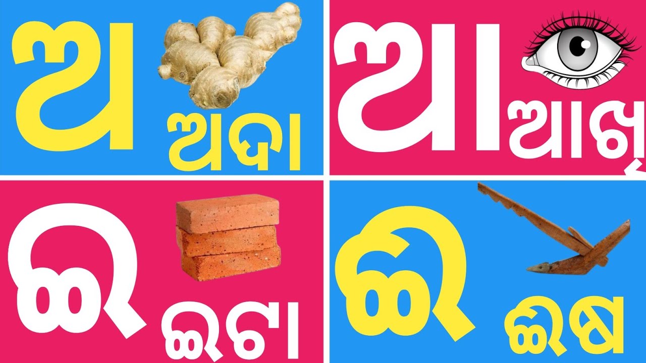 Odia Barnabodha | ( ଓଡ଼ିଆ ବର୍ଣ୍ଣବୋଧ ) | Odia BarnaMala | Odia Alphabets ...