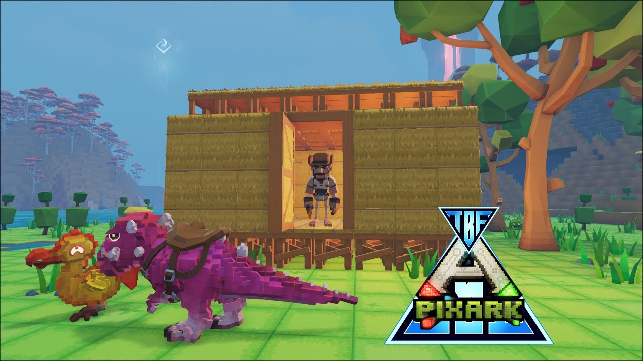 Pixark - the pixeled version of Ark - Pixark Let's Play - Our first ...