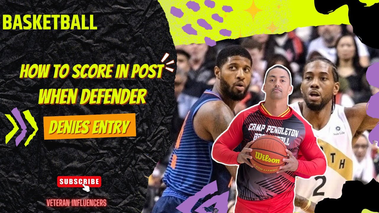 HOW TO score as POST PLAYER when OVERPLAYED | Basketball Tips N Tricks ...