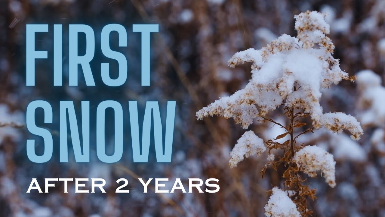 First Snow // Winter Landscape Photography On Location - YouTube