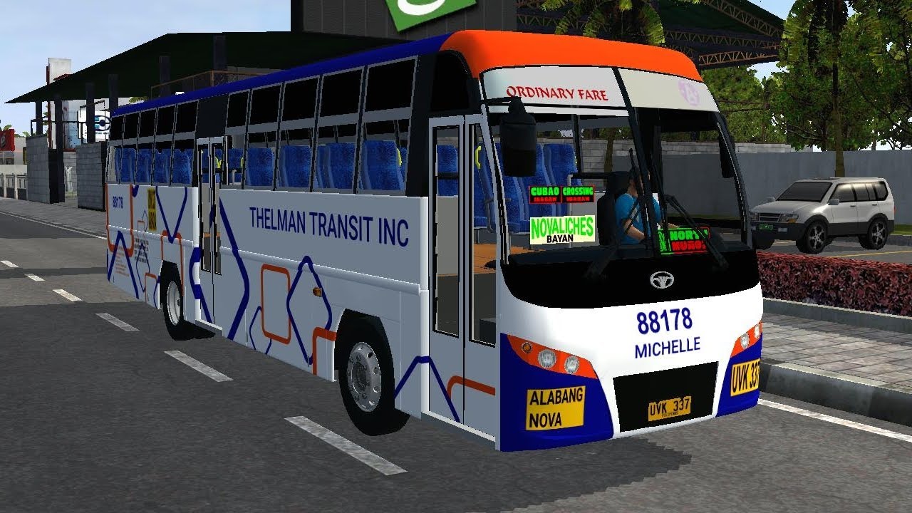 Bussid Mod Thelman Transit Inc, Daewoo BF106 Ordinary 2D - YouTube