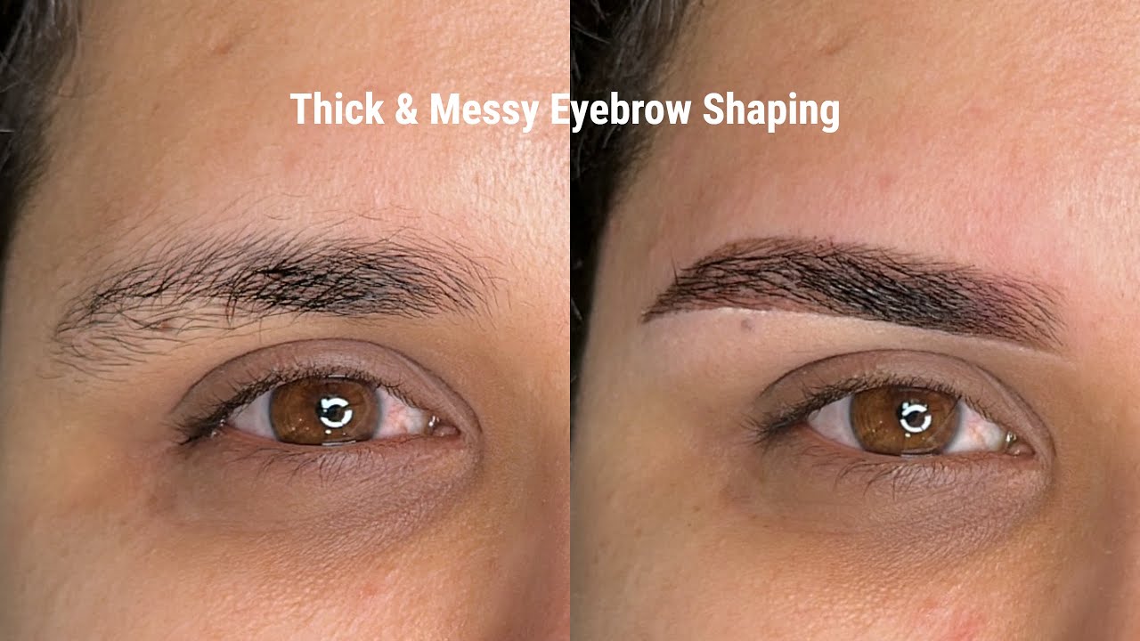 Thick Eyebrow Shapes