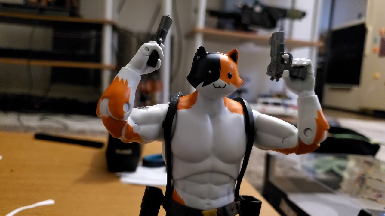 fortnite legendary series meowscles figure - YouTube