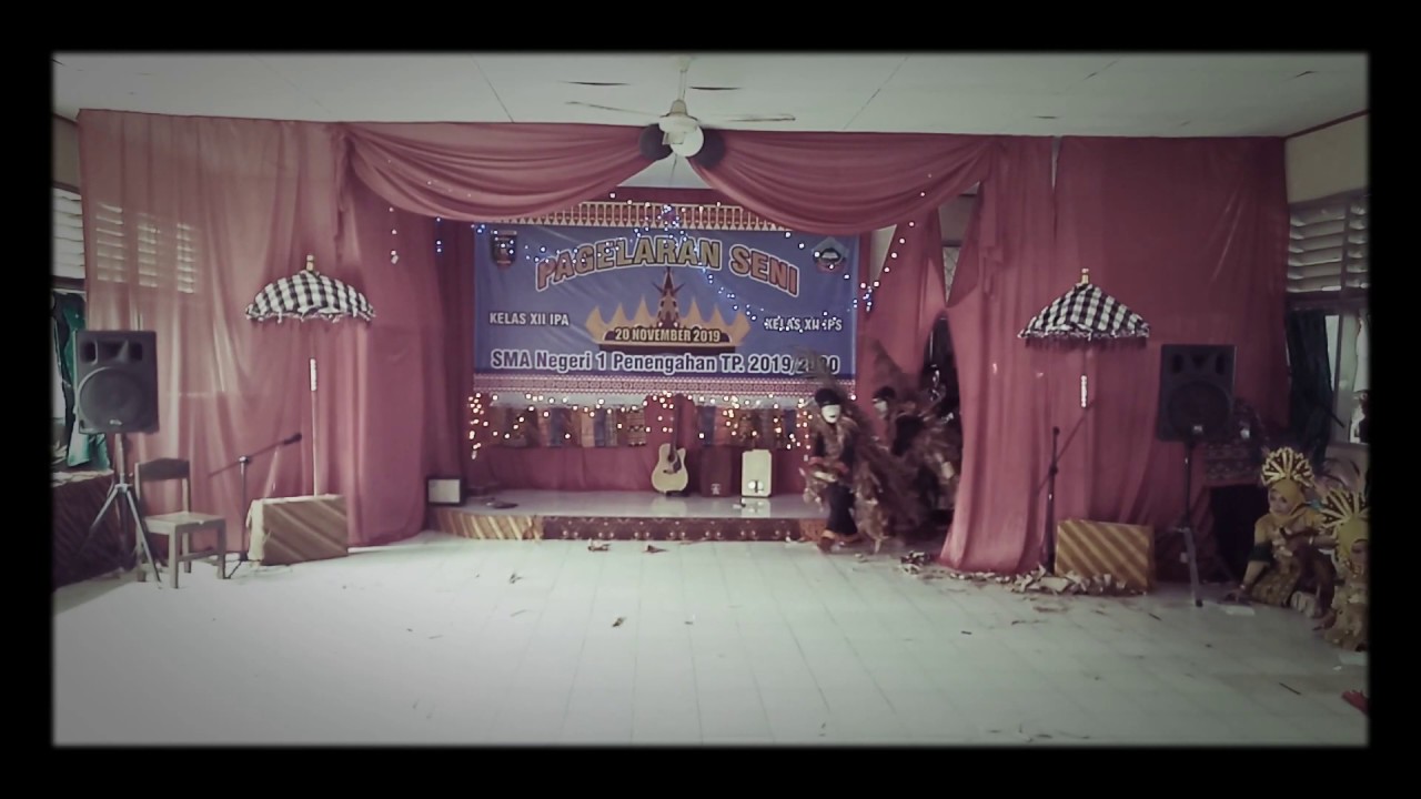 Tari tupping lampung. Dalam acara pagelaran seni ( ujian praktek) - YouTube