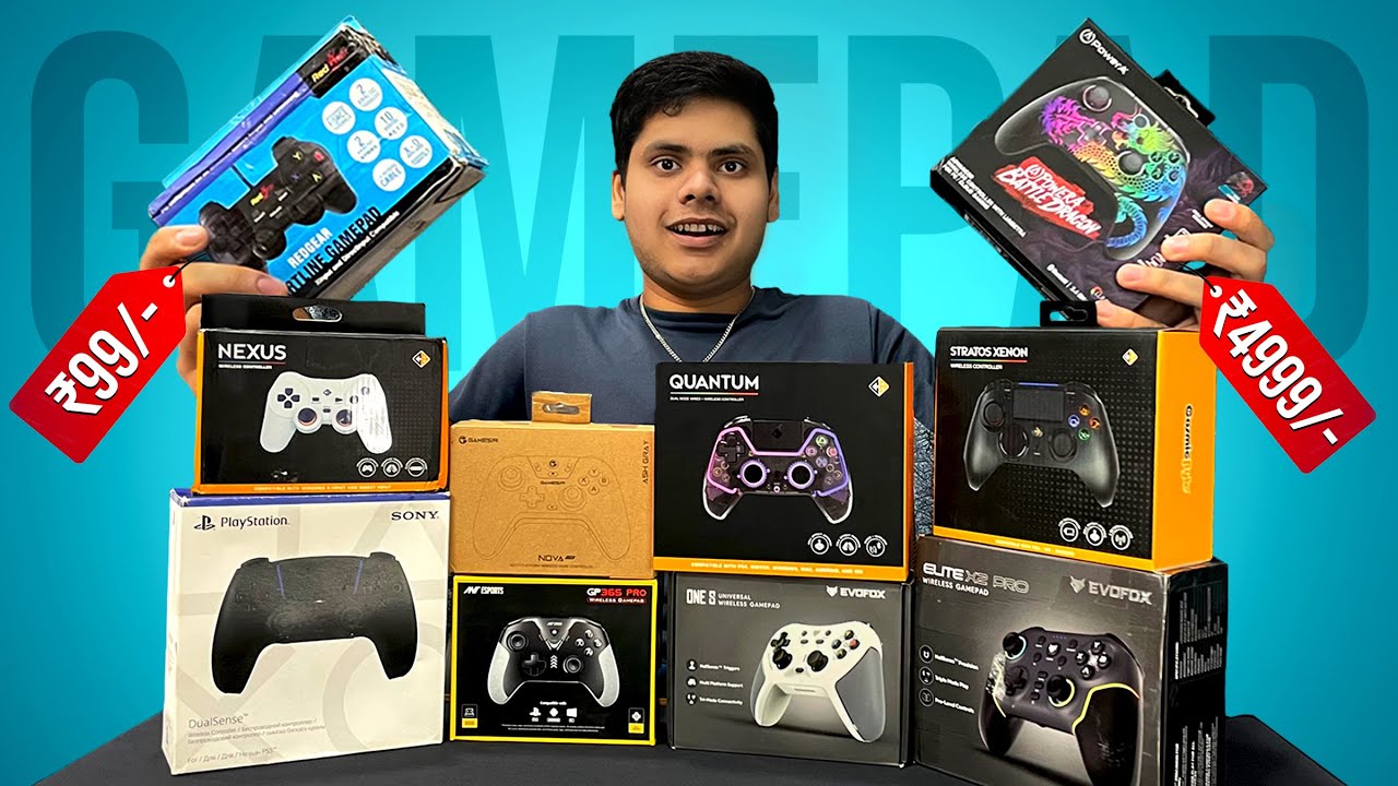 I Bought Top 10 Best Gaming Controllers | cheap to Premium | From ₹100 ...