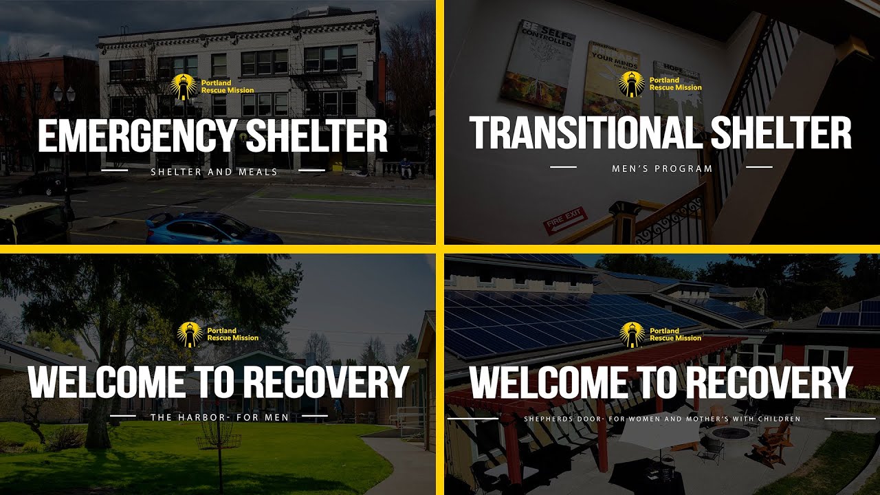 Portland Rescue Mission program interiors tour (All locations) - YouTube