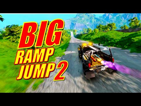 Big ramp jump 2 | BeamNG.drive - YouTube