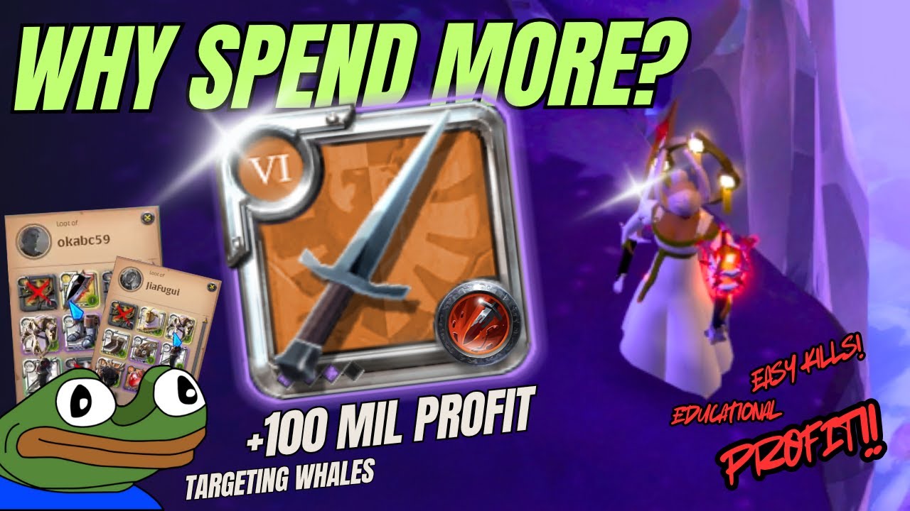 Why Spend Millions? Just Find Whales With This Build in Albion Online ...