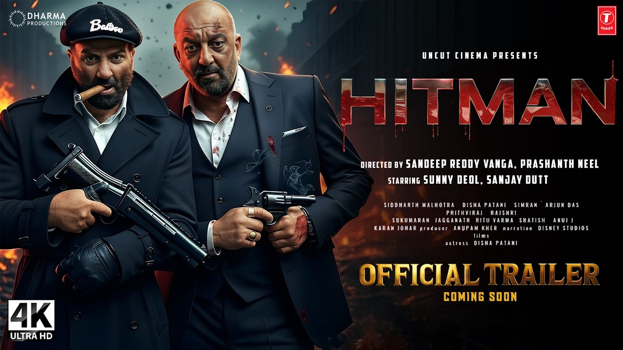 HITMAN - Hindi Trailer | Sunny Deol | Sanjay Dutt | Raveena Tandon ...