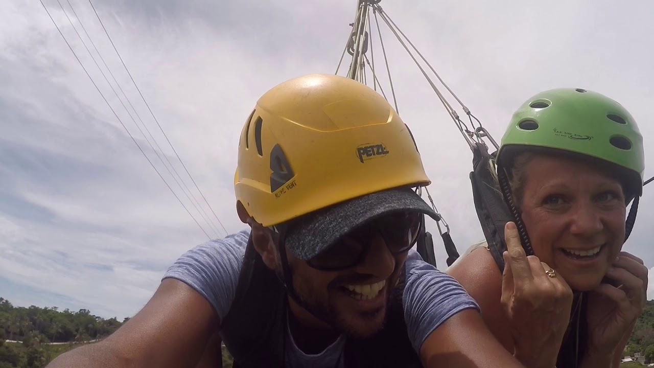 Boracay Zip Line Shot with a Go Pro - YouTube