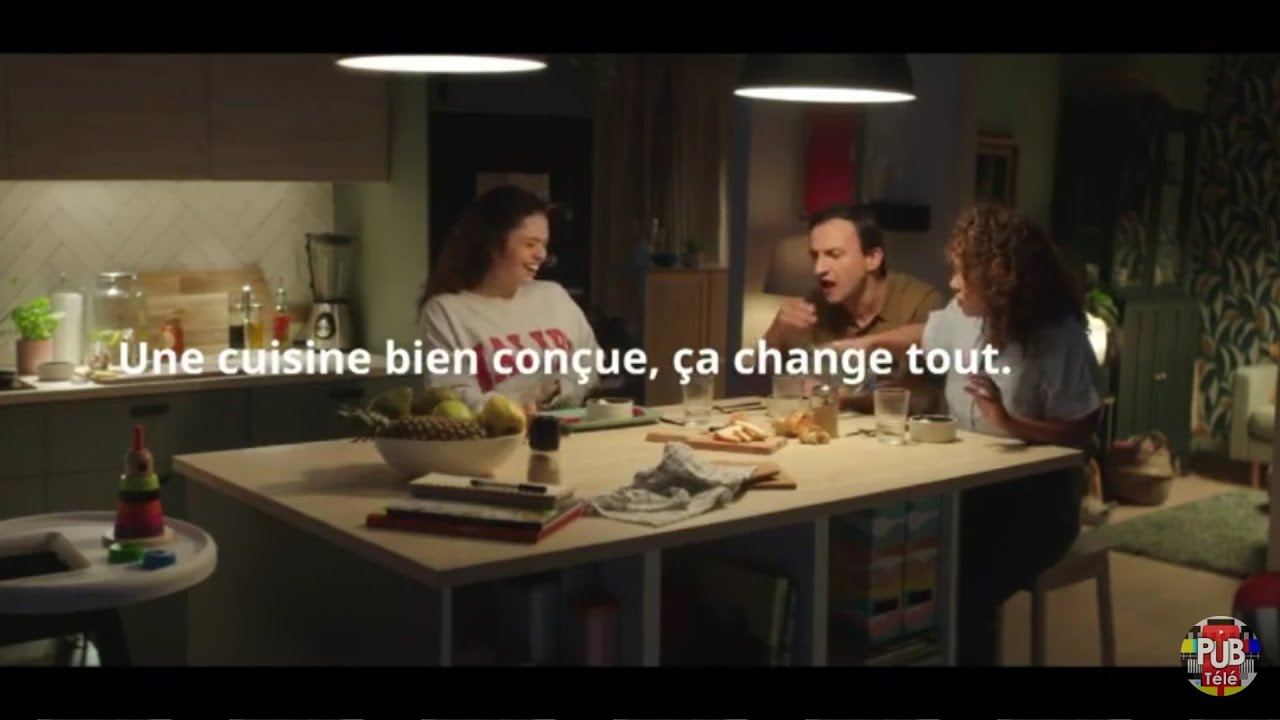 Ikea "une cuisine bien conçue ça change tout sauf vous" Pub 25s - YouTube