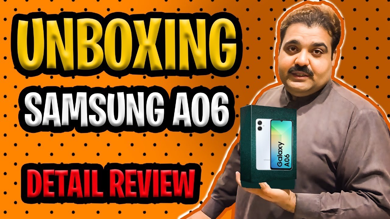 Unboxing Samsung A06 Today vlogs - YouTube