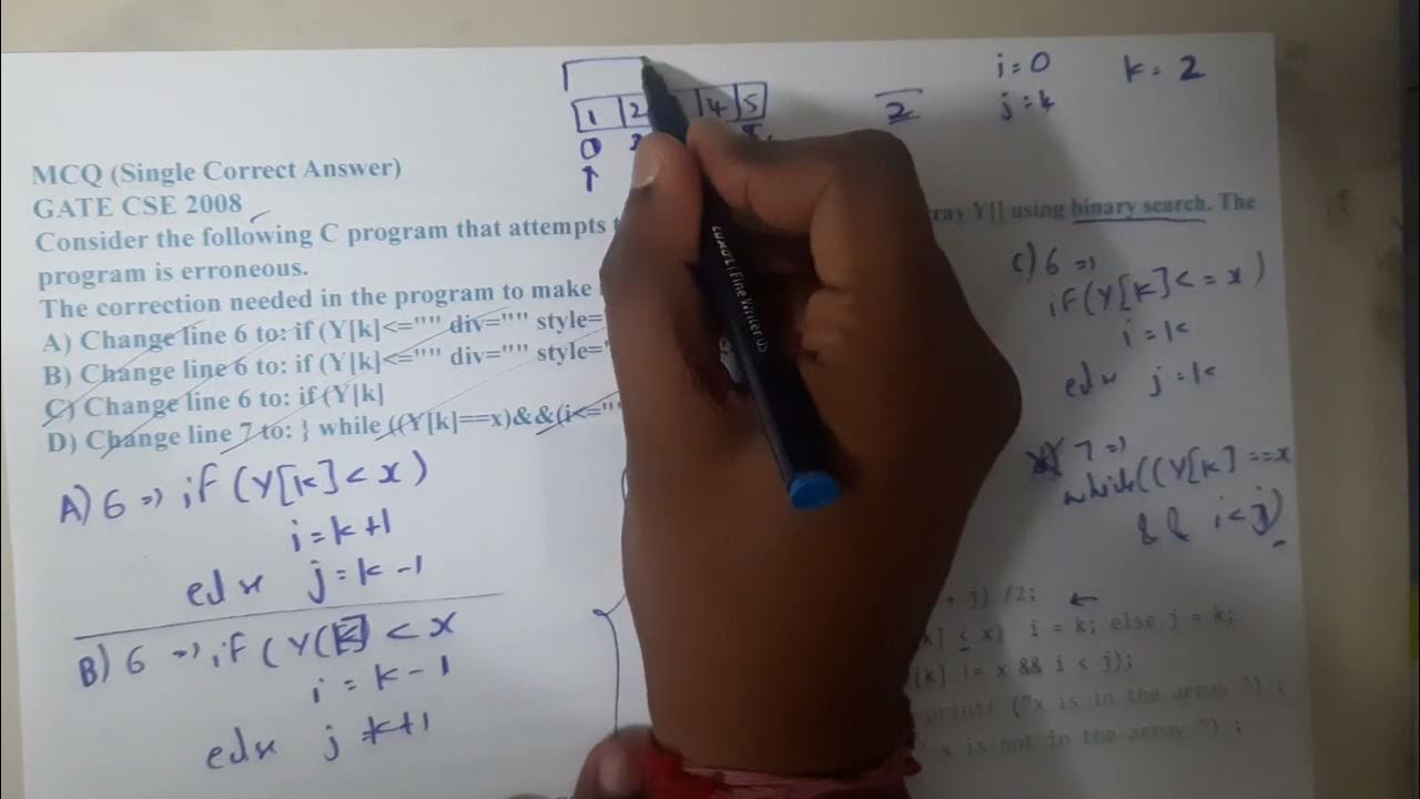 GATE CSE 2008 Q ||Algorithms || GATE Insights Version: CSE - YouTube