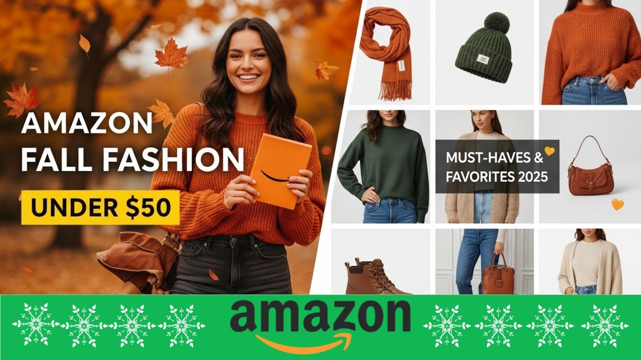 Amazon Fall Fashion Under $50l amazon must haves favorites 2025 - YouTube