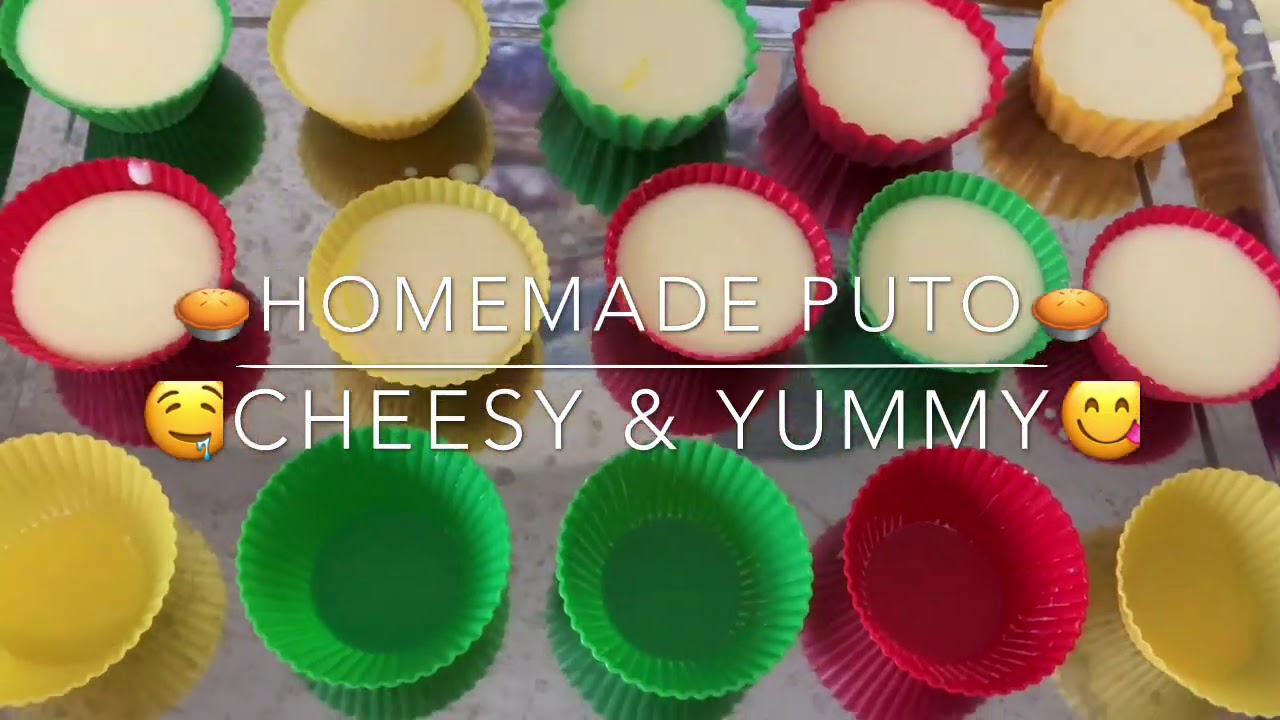 🥧HOMEMADE PUTO🥧(cheesy&yummy) - YouTube