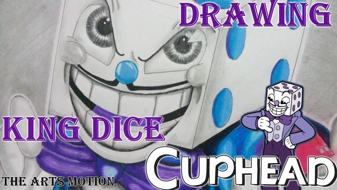 Drawing To Mr.King Dice (CupHead) - YouTube