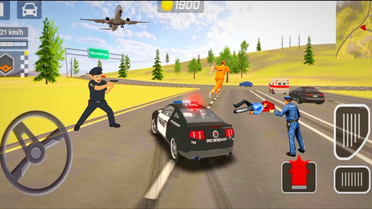Real police simular car chase cop drive gaming play video - bessy funny ...